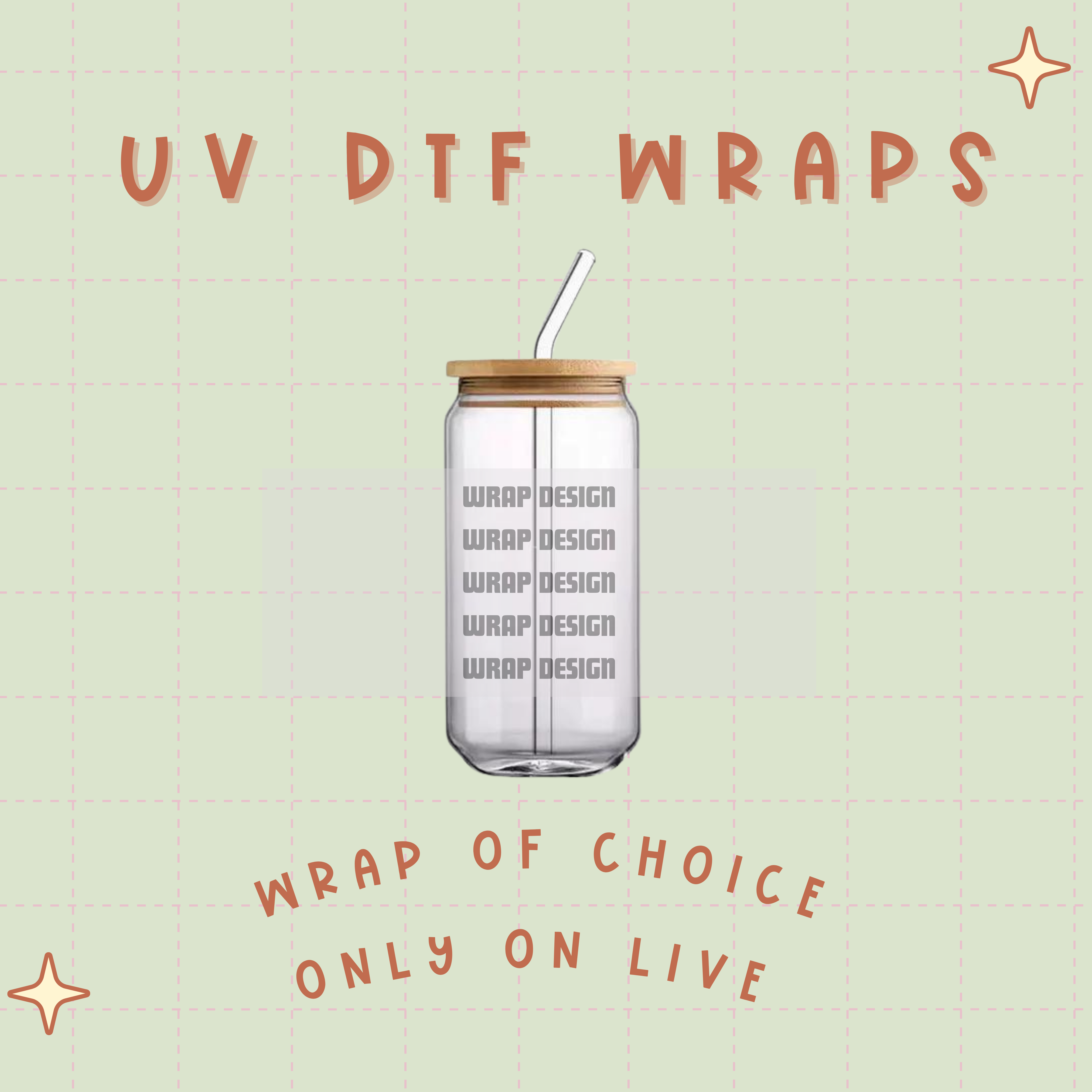 UV DTF Wraps - Wrap of choice ONLY ON LIVE – KraftyMamaxo
